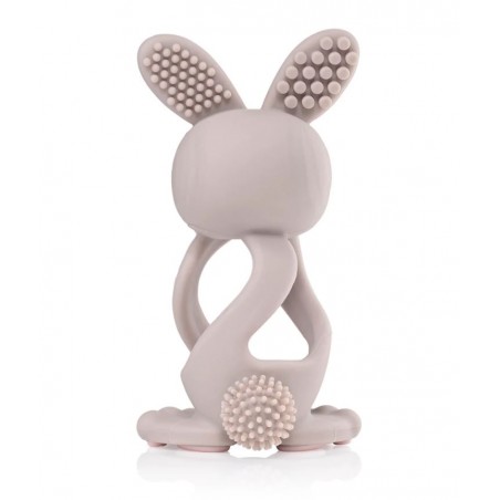 Bobbie Bunny Teether Cappuccino Grey