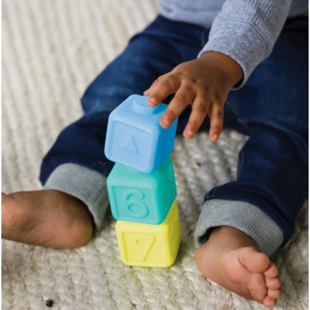 Infantino Super Soft Squeeze & Stack Block Set